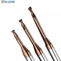 China Carbide Long Neck Short Flute Bull Nose End Mill CNC Milling Cutter Lengthen Coated For Steel for sale
