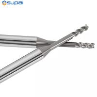 China Carbide Long Neck Short Flute Bull Nose End Mill CNC Milling Cutter Lengthen Coated For Steel for sale