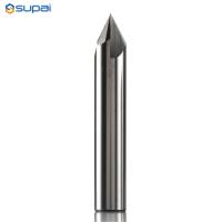 China Straight Shank Carbide End Mill 90 Degree For Deburring And Chamfrering for sale