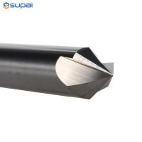 China Straight Shank Carbide End Mill 90 Degree For Deburring And Chamfrering for sale