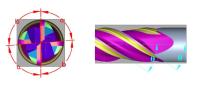 China Unequal Helix-Angle Square End Mill For High Efficiency Finishing Stainless Steel for sale