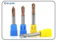 China TiN Coating CNC Spot Drill Bits Diameter 4 6 8 10mm For Stainless Steel Aluminum Drilling for sale