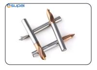 China TiN Coating CNC Spot Drill Bits Diameter 4 6 8 10mm For Stainless Steel Aluminum Drilling for sale