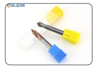 China TiN Coating CNC Spot Drill Bits Diameter 4 6 8 10mm For Stainless Steel Aluminum Drilling for sale