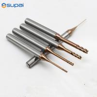 China Long Neck Square End Mills 4 Flute HRC55 Diameter 10mm Mill Cutter Chamfer Short Flute Copper Coating for sale