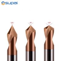 China Spotting Drills for Aluminum Tungsten Carbide Twist Drill Bits for CNC Cutting Tools for sale