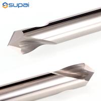China Spotting Drills for Aluminum Tungsten Carbide Twist Drill Bits for CNC Cutting Tools for sale