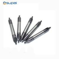 China Solid Carbide Center Drill Bit 30 60  90 120 Degree With Coating For Steel for sale