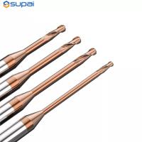 China Deep Groove Ball End Mill Micro-Diameter CNC Long Neck Long Clearance Small Milling Cutter for sale