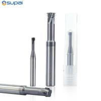 China M1 - M12 Metric Thread End Mill Tungsten Carbide Router Bit For Metal Aluminum for sale