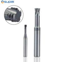 China M1 - M12 Metric Thread End Mill Tungsten Carbide Router Bit For Metal Aluminum for sale