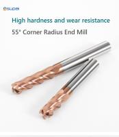 China Carbide HRC55 Corner Radius End Mill Router Bits 4 Flute For Steel OEM Tools for sale