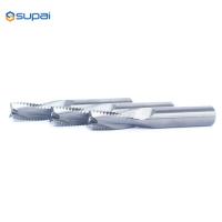 China Tungsten Steel 4 Blade Roughing Endmills Milling Cutter For Metal Cnc Maching Tools for sale