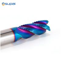China Tungsten Steel 4 Blade Roughing Endmills Milling Cutter For Metal Cnc Maching Tools for sale