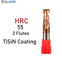 China 2Flutes Endmills Cutter Alloy Coating Tungsten Steel Cutting Tool CNC Maching Endmills for sale
