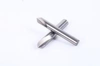 China Solid Carbide Precision Tools 4 Flutes Chamfer End Mill V Groove For Copper Aluminum Metal for sale