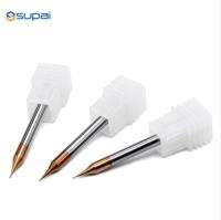 China Solid Carbide Micro Cutting Diameter Medical Industry 2 Flutes Ball Nose End Mill for sale