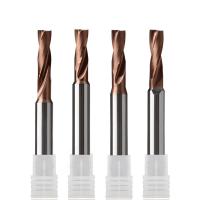 China Tungsten Carbide Flat Bottom Drills 180° Countersunk Head CNC Machining for sale