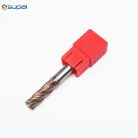 China New Design 4 Flute Flat Square Milling Cutter Carbide End Mill Fresa for Stainless Steel High hardness metal for sale
