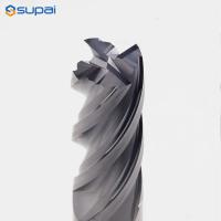 China New Design 4 Flute Flat Square Milling Cutter Carbide End Mill Fresa for Stainless Steel High hardness metal for sale