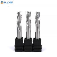 China Carbide Cutter Up&Down Woodworking Compression Router Bit CNC Wood End Mill Cutting Tools for sale