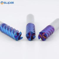 China High Quality 1/2/3/4/5/6/8 Flutes End Mill with Varies Cutting Edge Material, 38-200mm Overall Length for sale