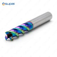China High Speed Carbide End Mill for Cutting Various Materials, Feed Rate Varies, Length from 38mm to 200mm for sale