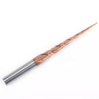 China 30/35/38/40/45 Degree Helix End Mill Feed Rate Varies Tin Coating Woodworking Tools for sale