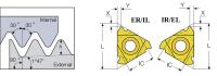 China Carbide Inserts For Metal Cutting With 60° Thread Angle 1.5 Overall Length for sale