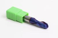 China 3mm Diameter Ball Nose End Mill With 2/3/4 Cutting Edges And 50mm Overall Length for sale