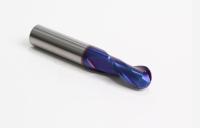 China 3mm Diameter Ball Nose End Mill With 2/3/4 Cutting Edges And 50mm Overall Length for sale