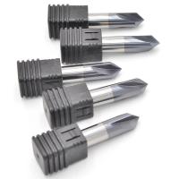 China 3-6mm Shank Diameter Indexable Chamfer Mill With 0.5-2.0mm Radius for sale