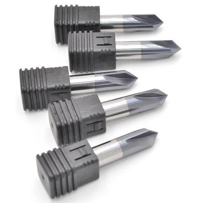 China 3-6mm Shank Diameter Indexable Chamfer Mill With 0.5-2.0mm Radius for sale
