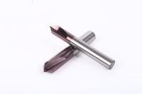 China 3-6mm Shank Chamfer End Mill For 0.5-2.0mm Radius Chamfering for sale