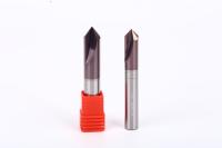 China 3-6mm Shank Chamfer End Mill For 0.5-2.0mm Radius Chamfering for sale