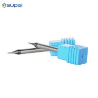 China Micro Diameter End Mill With 30° Helix Angle And TiAlN Coating for sale