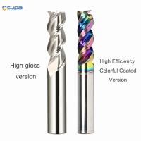 China High Hardness Square End Mill With 3 Flutes For Plastic Processing for sale