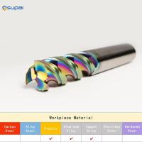 China High Hardness Square End Mill With 3 Flutes For Plastic Processing for sale