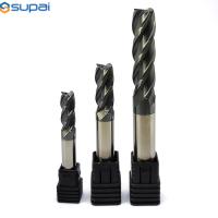 China Carbide Square End Mill 1/2 In Shank 30 Degrees Helix Angle for sale