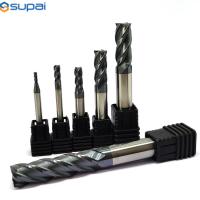 China Carbide Square End Mill 1/2 In Shank 30 Degrees Helix Angle for sale