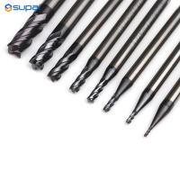 China 0.005 In Corner Radius End Milling Cutter 4 In Overall Length for sale
