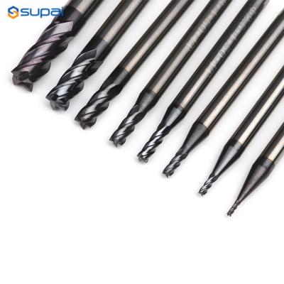 China 0.005 In Corner Radius End Milling Cutter 4 In Overall Length for sale