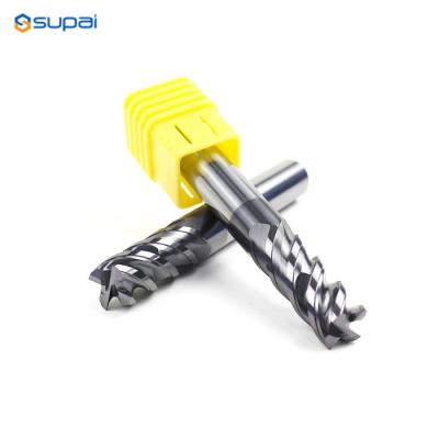 China 1/2 In Square End Mill 4 Flutes Cutting Tool for sale