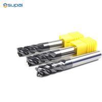 China 1/2 In Square End Mill 4 Flutes Cutting Tool for sale