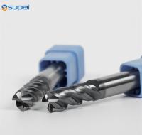 China 1/2 In Right Hand Square End Cutter With TiAlN Coating for sale