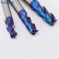 China Carbide Square End Mill With 30 Degrees Helix Angle And Carbide Cutting Edge Material for sale