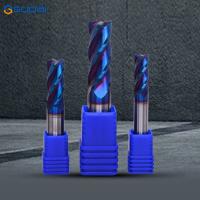 China Carbide Square End Mill With 30 Degrees Helix Angle And Carbide Cutting Edge Material for sale