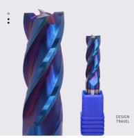 China Carbide Square End Mill With 30 Degrees Helix Angle And Carbide Cutting Edge Material for sale