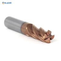 China 45/55/60/65 Degrees Corner Radius End Mill For Non-Ferrous Metal OEM/ODM Customized Logo for sale