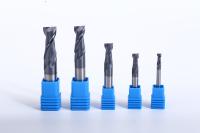 China SUPAL 4 Flute Blue Coating Solid Carbide End Mill Milling Cutter For HRC65 Hardened Steel Machining Corner Radius 0.5mm for sale
